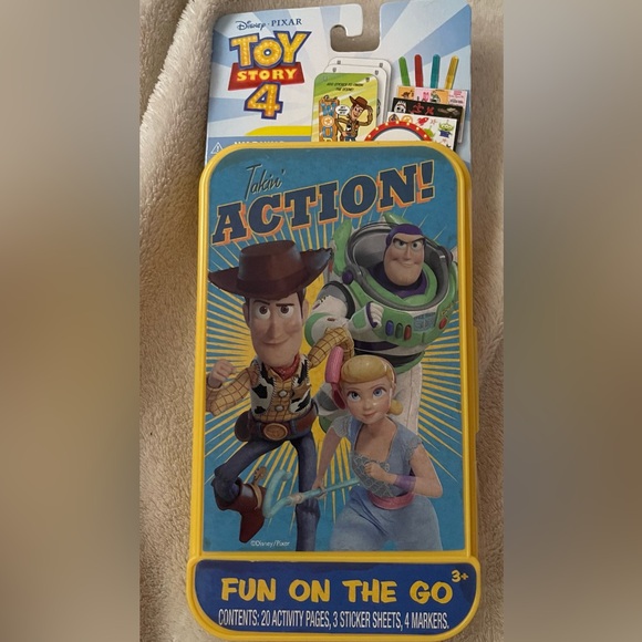 Toys | Toy Story 4 Fun On The Go Travel Activity Kit In Case | Poshmark